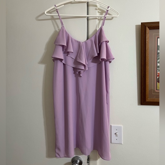 Everly | Dresses | Super Cute Size Medium Mini Purple Dress Its Great ...